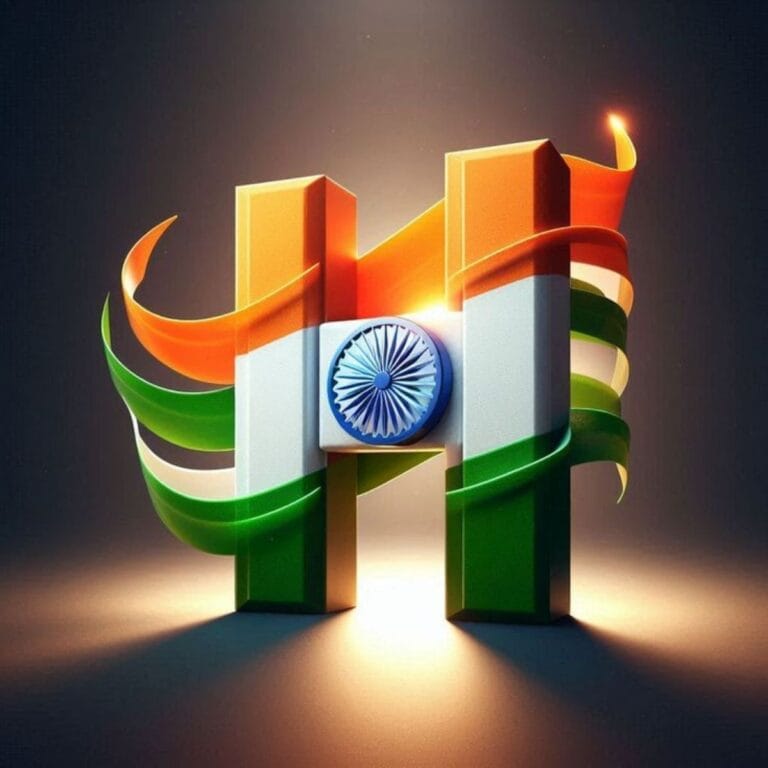 A to Z Indian Flag Alphabet - Republic Day Special Free Download