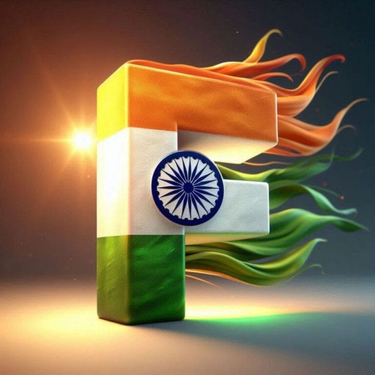 A to Z Indian Flag Alphabet - Republic Day Special Free Download