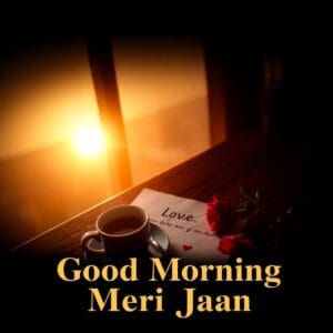 Good Morning Meri Jaan Image Free Download – Romantic Morning Wishes